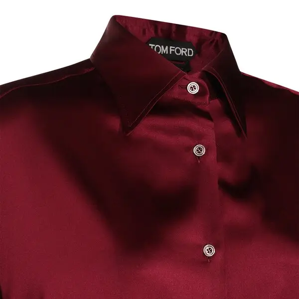 TOM FORD Relaxed Fit Satin Shirt