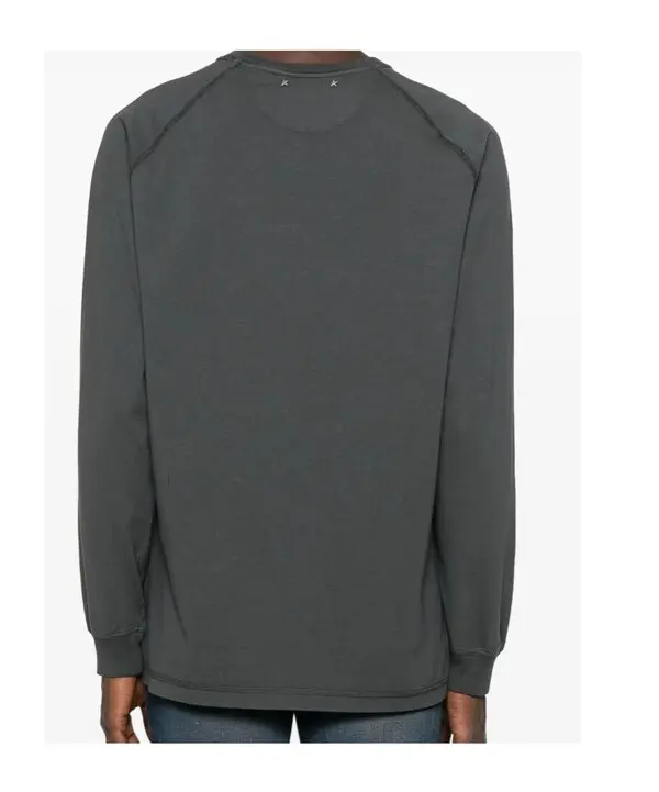 GOLDEN GOOSE Rose Printed Long Sleeved T-shirt