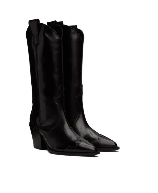 AeydĒ 70mm Pointed-toe Leather Boots