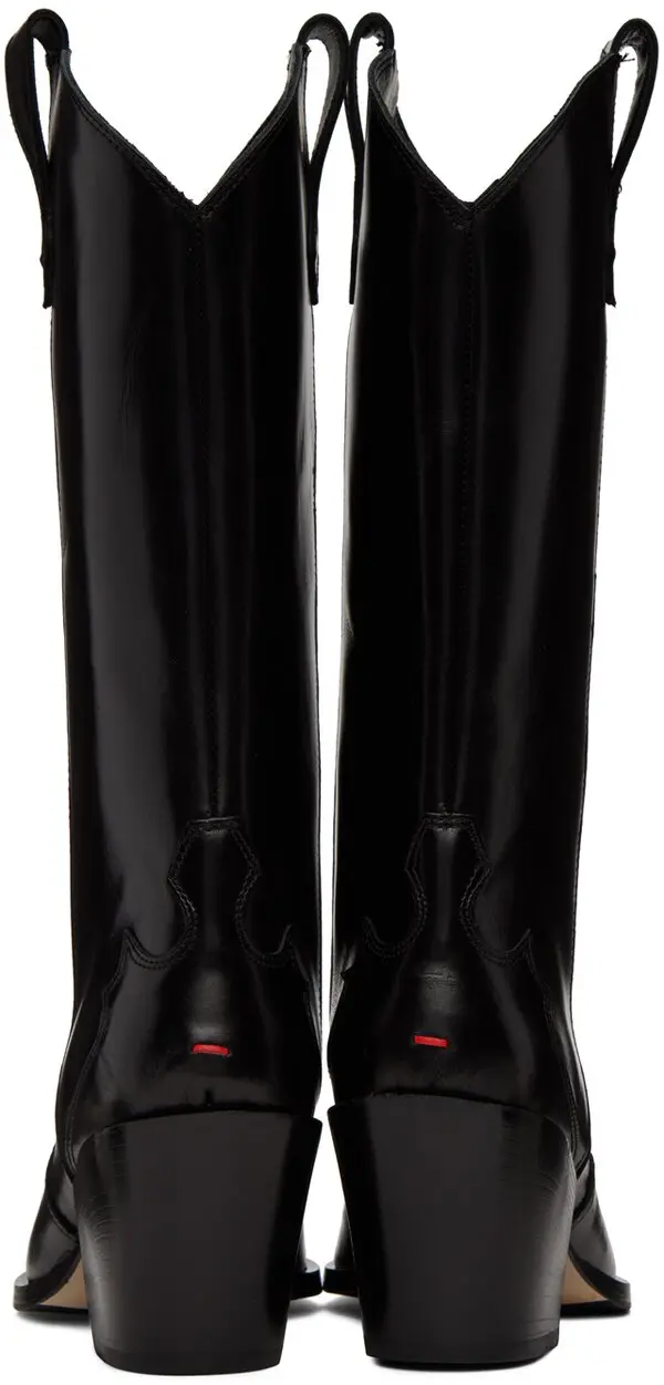 AeydĒ 70mm Pointed-toe Leather Boots