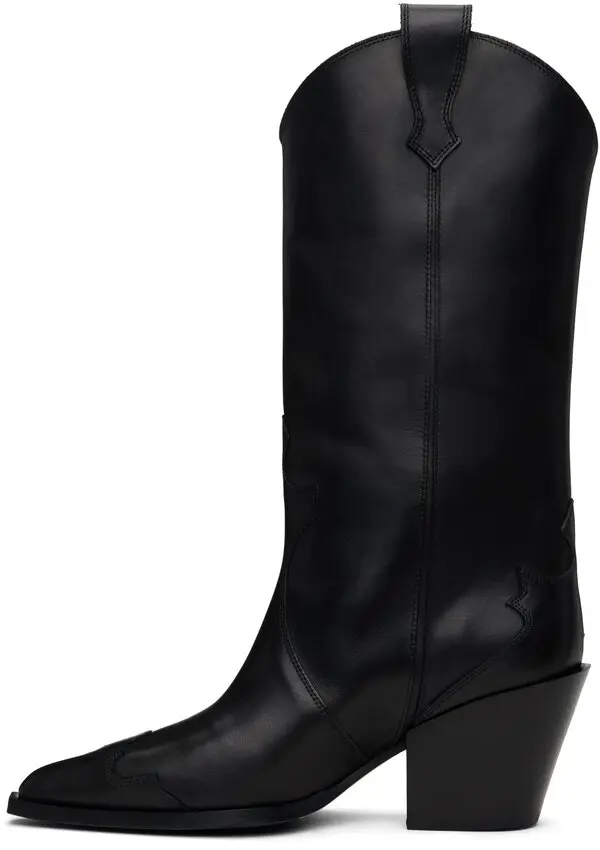 AeydĒ 70mm Pointed-toe Leather Boots