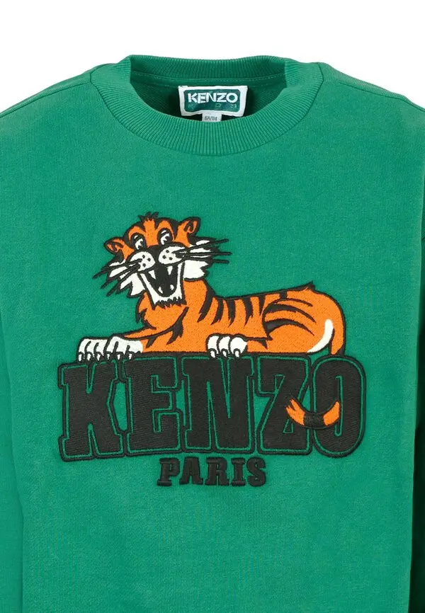 Kenzo Tiger Print Long Sleeve Sweatshirt