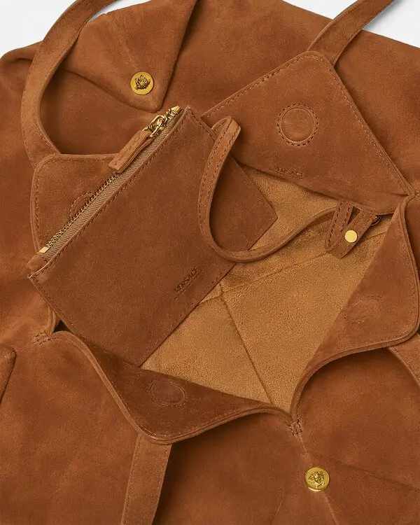 Versace Protea Shoulder Bag - Brown