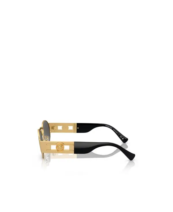 Versace Oval Frame Sunglasses - Black