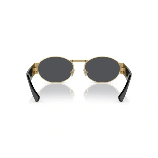 Versace Oval Frame Sunglasses - Black