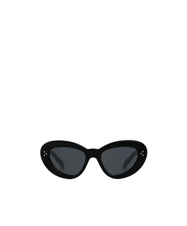 Celine Butterfly Acetate Sunglasses - Black