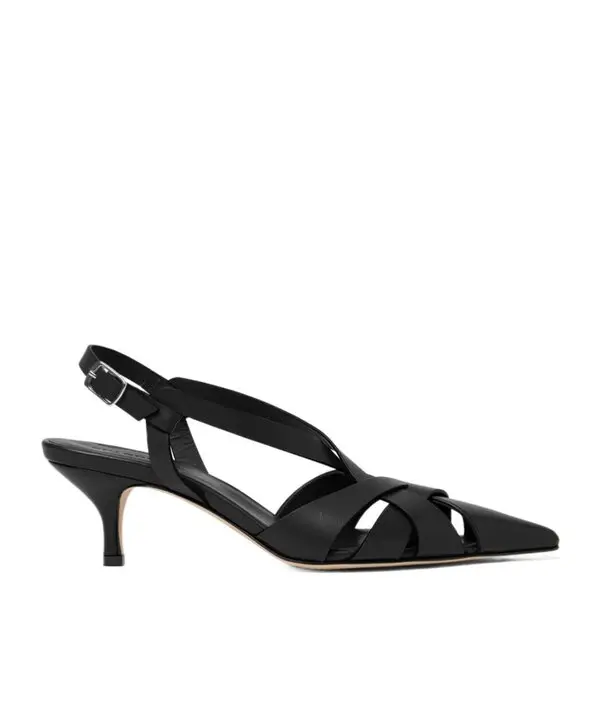 SCAROSSO Clio Slingback Pumps - Black