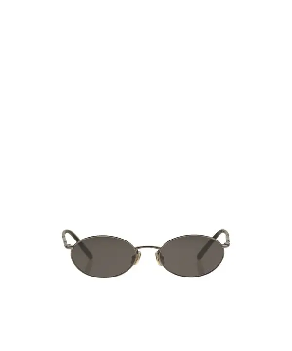 Brunello Cucinelli Oval Frame Sunglasses - Gray