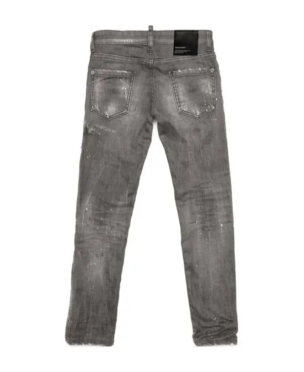 Dsquared2 Denim Pants With Logo Detail