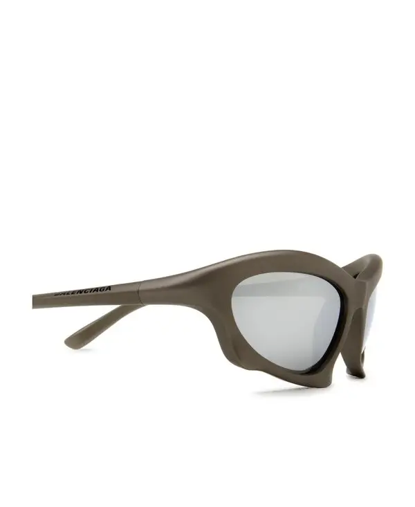 Balenciaga Rectangular Frame Sunglasses - Brown