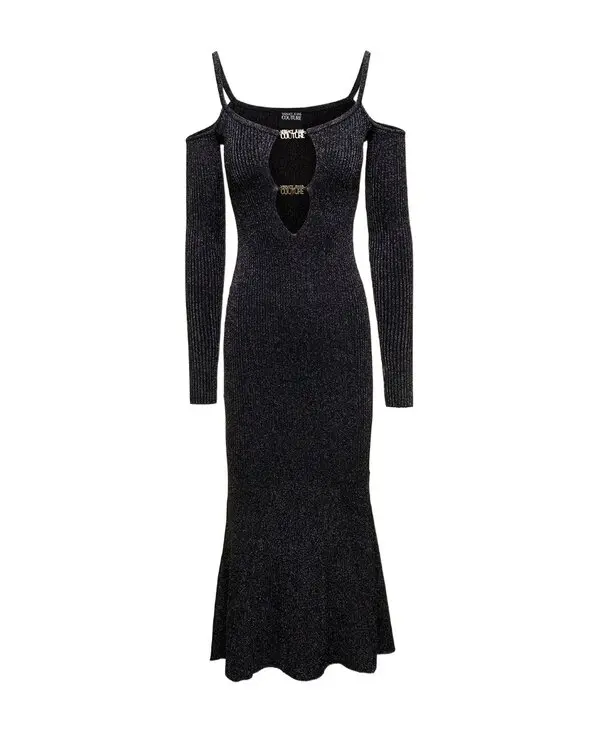 Versace Cut-out Midi Dress