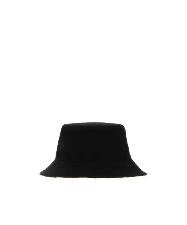 Burberry Reversible Gabardine Bucket Hat - Black