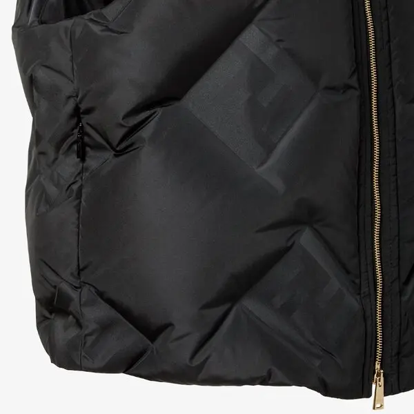 Fendi Quilted Sleeveless High Neck Jacket