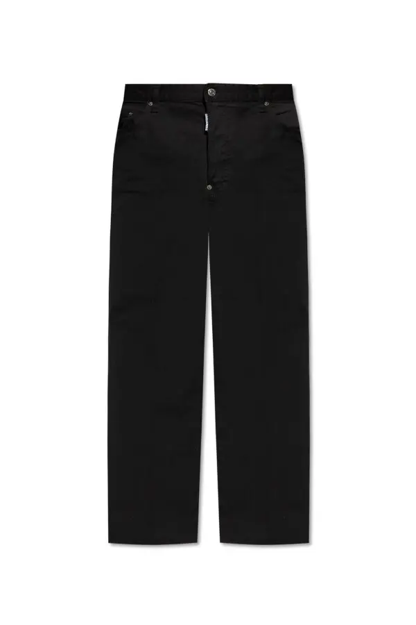 Dsquared2 Straight Leg Loose Jeans