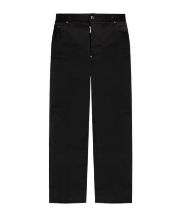 Dsquared2 Straight Leg Loose Jeans - Black