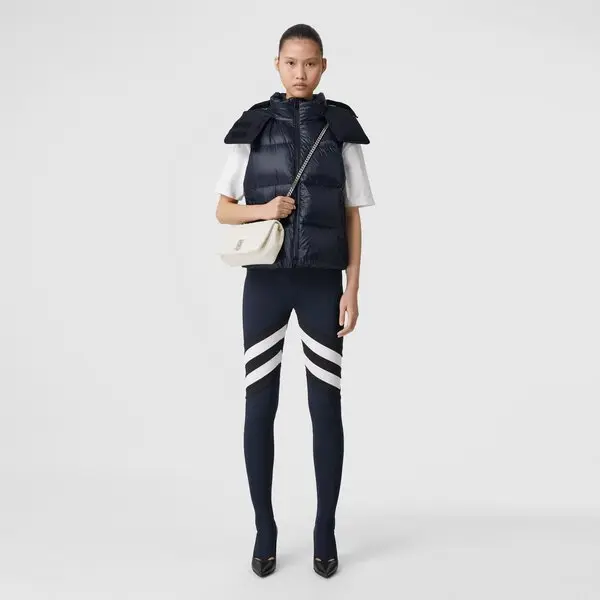 Burberry Padded Hooded Gilet With Zip Detail