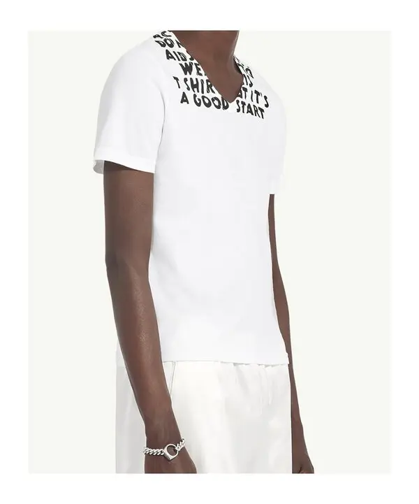 MAISON MARGIELA V-neck Sida Jersey