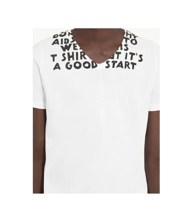 MAISON MARGIELA V-neck Sida Jersey
