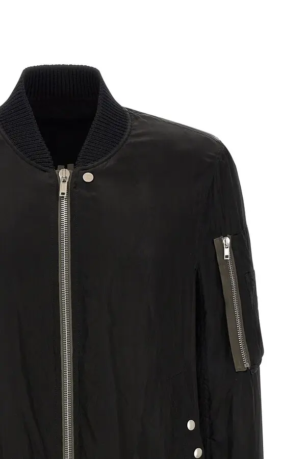 Rick Owens Crinkled Bomber Jacket