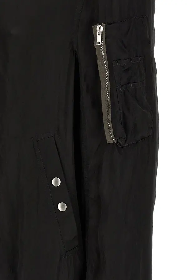 Rick Owens Crinkled Bomber Jacket