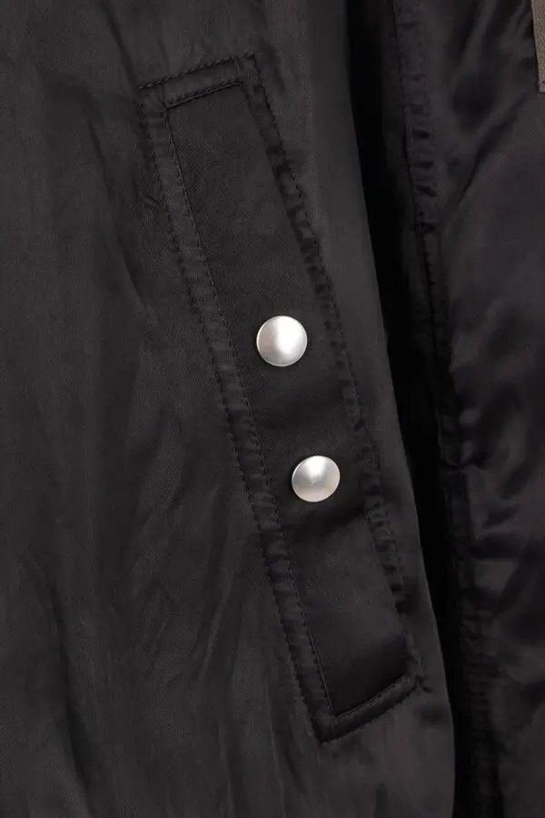 Rick Owens Crinkled Bomber Jacket