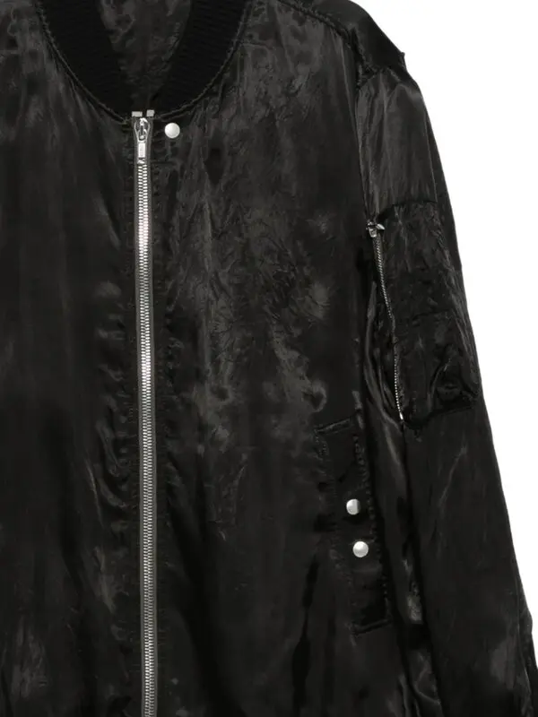 Rick Owens Crinkled Bomber Jacket