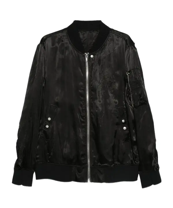 Rick Owens Crinkled Bomber Jacket - No