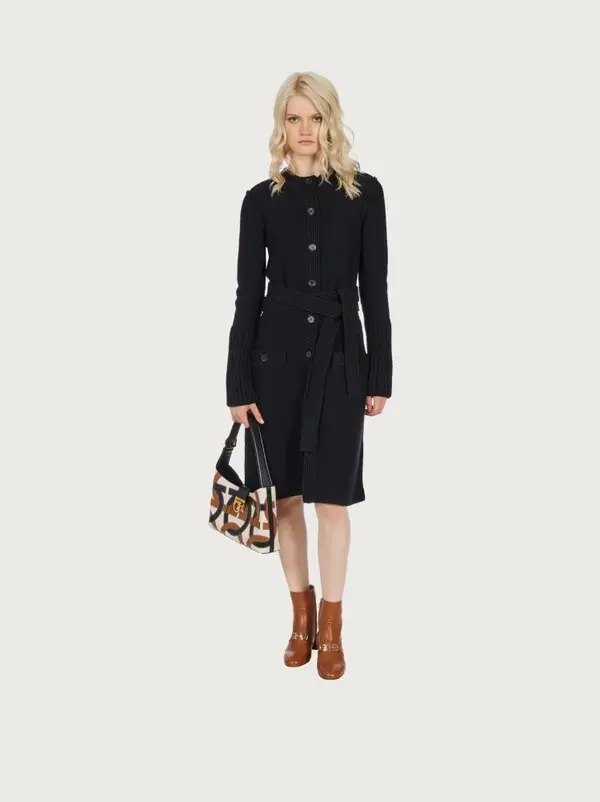 FERRAGAMO Gancini Logo Shoulder Bag