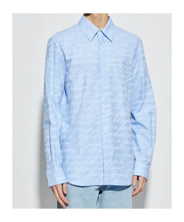 Balmain Logo Printed Buttoned Shirt