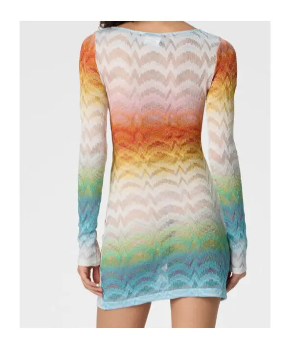 Missoni Metallic Long Sleeve Dress