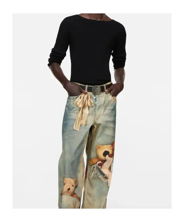 Acne Studios Ribbed Logo Tape Sweater