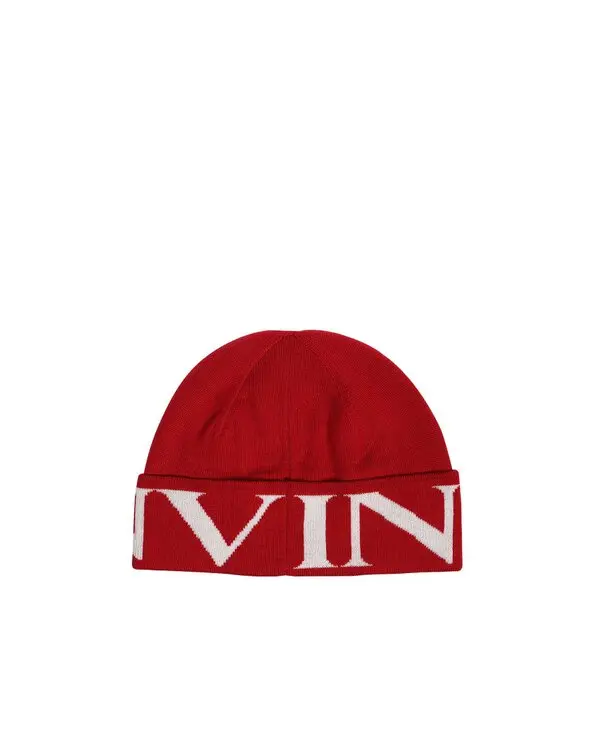 LANVIN Logo Beanie