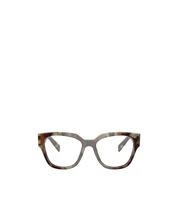 Prada Square Frame Eyeglasses - Tortoise