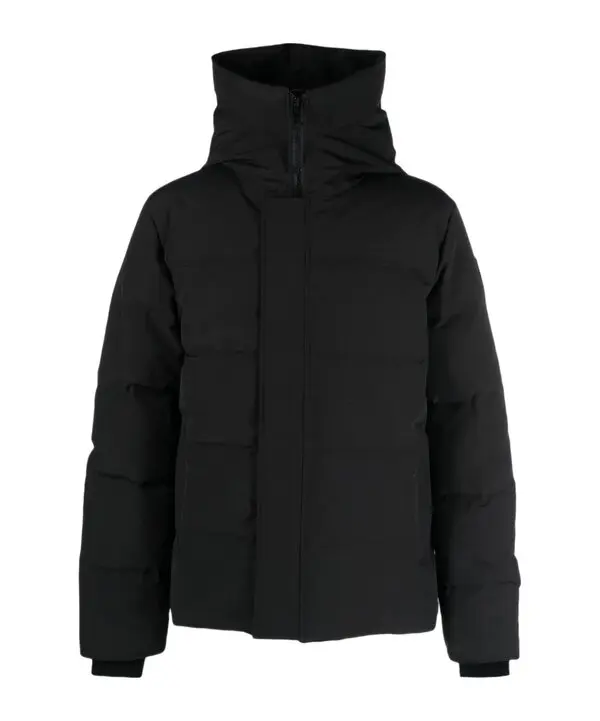 Canada Goose Macmillan Hooded Parka With Logo Detail - Black