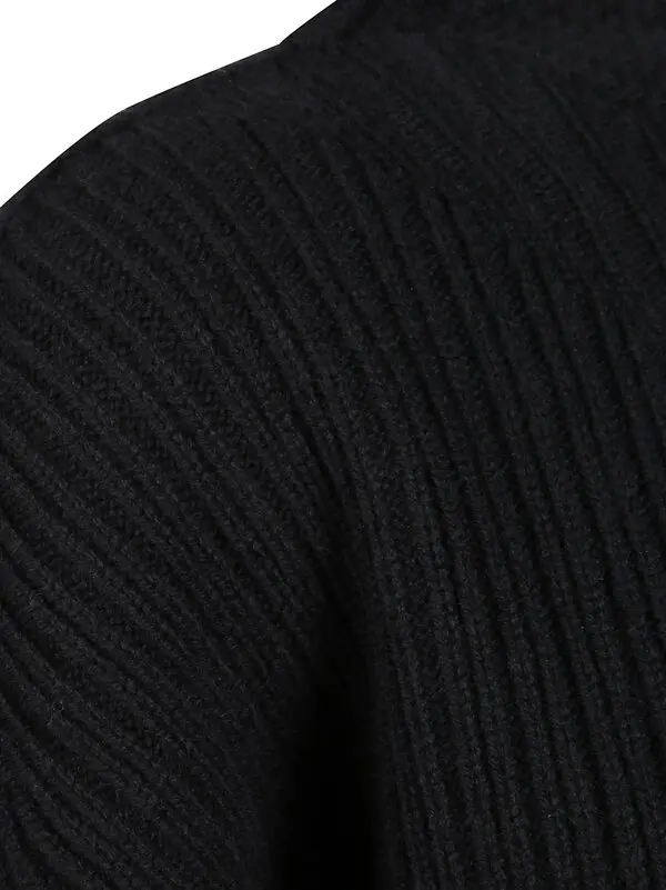 Rick Owens Long Sleeve Ribbed Knit Jumper