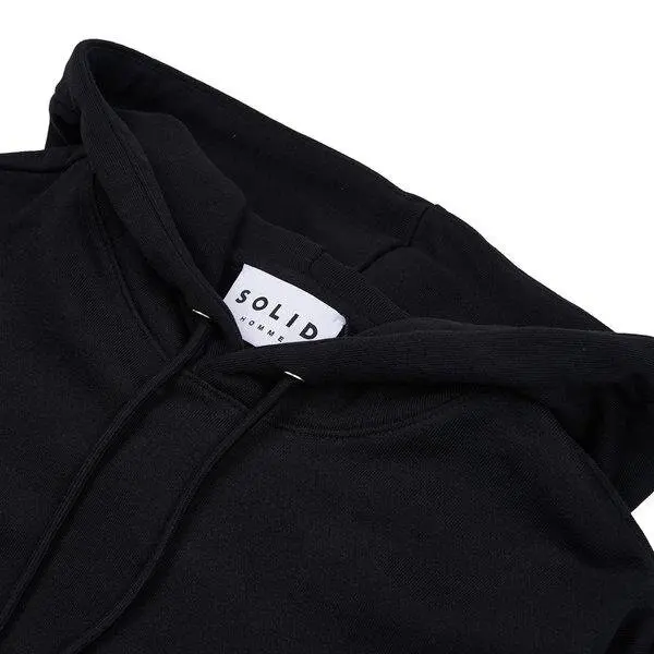 SOLID HOMME Long Sleeve Hooded Sweater