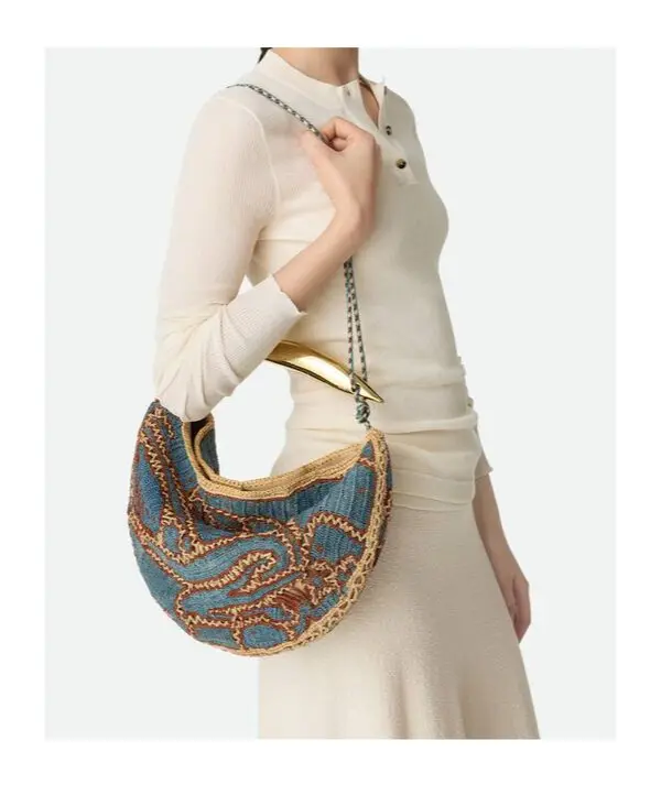 Bottega Veneta Sardine Woven Top Handle Bag