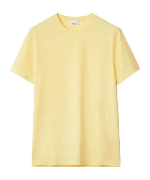 Burberry Short Sleeve T-shirt - Yellow
