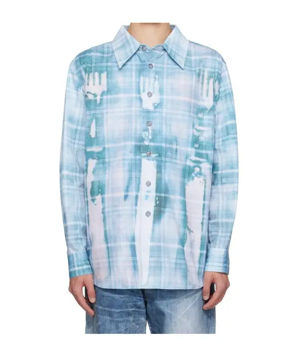 Andersson Bell Trompe L'oeil Printed Check Shirt