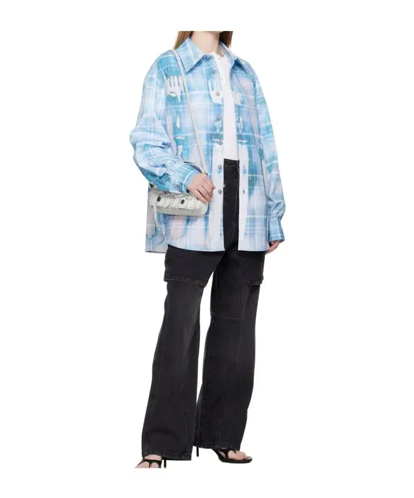 Andersson Bell Trompe L'oeil Printed Check Shirt