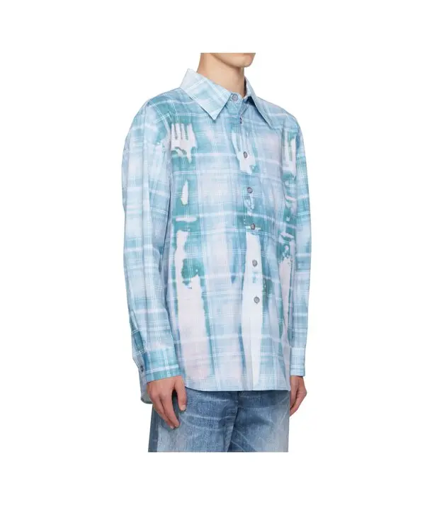 Andersson Bell Trompe L'oeil Printed Check Shirt