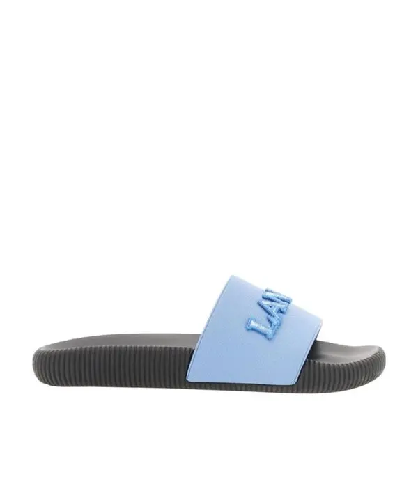 LANVIN Logo Detailed Slip-on Slides