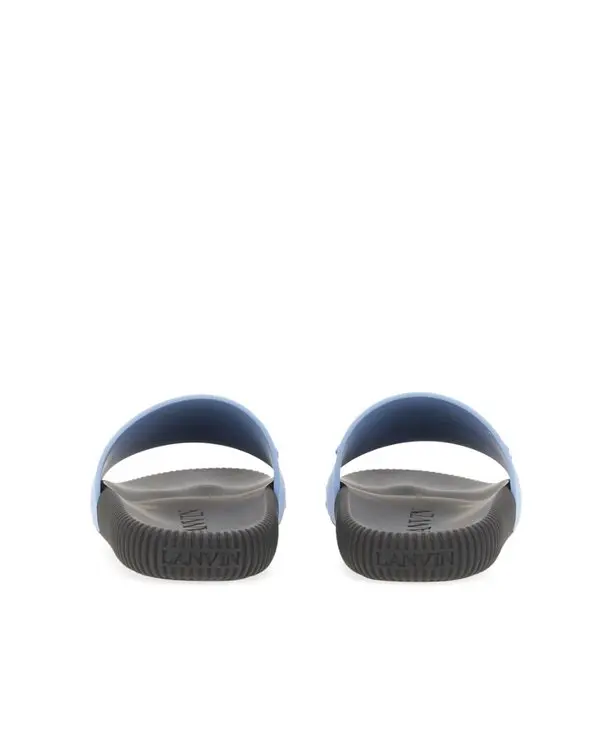 LANVIN Logo Detailed Slip-on Slides