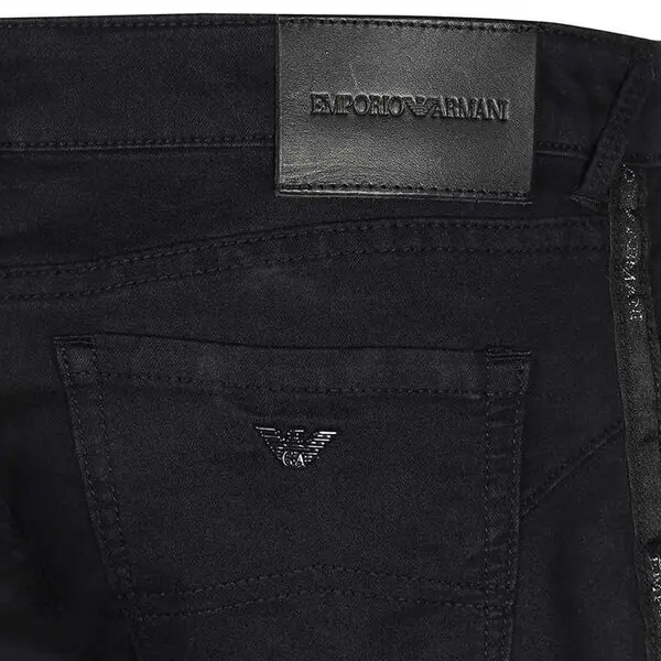 Emporio Armani Straight Leg Jeans - Black