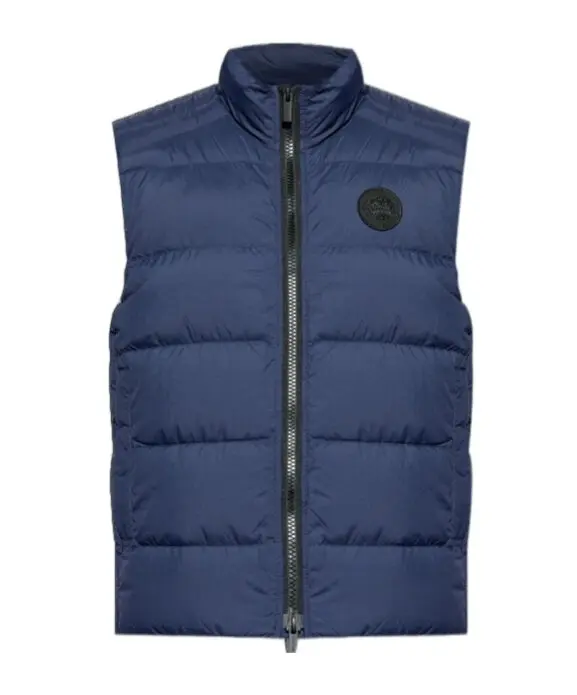 Canada Goose Quilted Logo-patch Gilet - Navy Blue