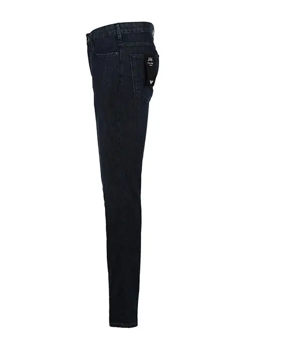 Emporio Armani Logo Embroidered Skinny Jeans