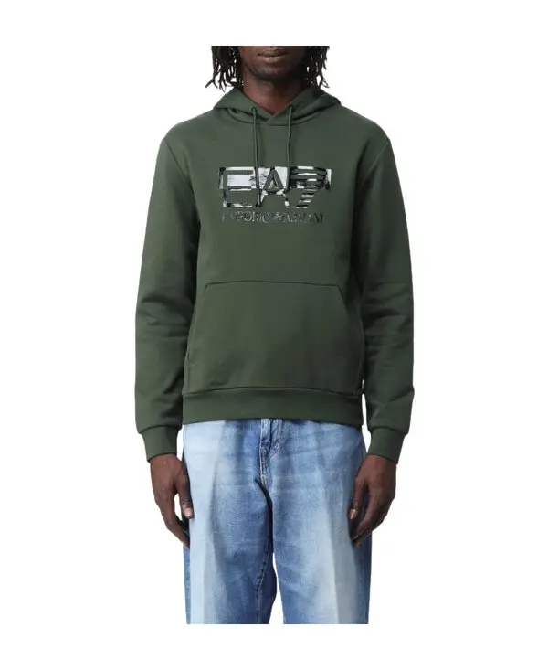 EA7 Logo Hooded Sweater