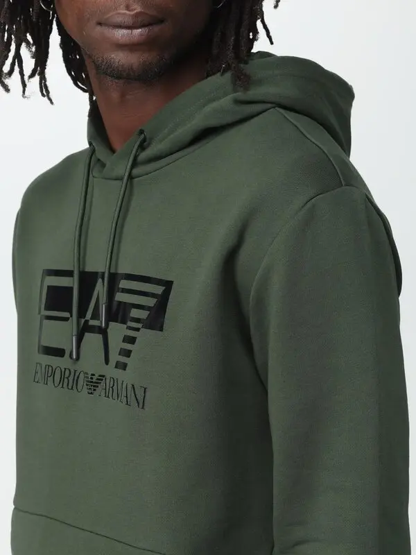 EA7 Logo Hooded Sweater