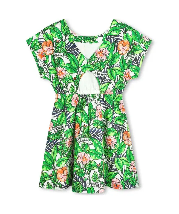Kenzo Floral Print Cotton Dress