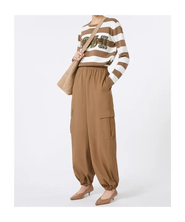 Max Mara Glauco Cargo Pants - Hazelnut Color